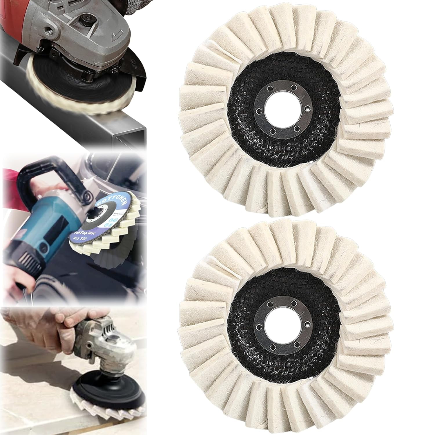 Wool Felt Flap Discs Polishing Wheel, Wool Felt Flap Polishing Disc ...