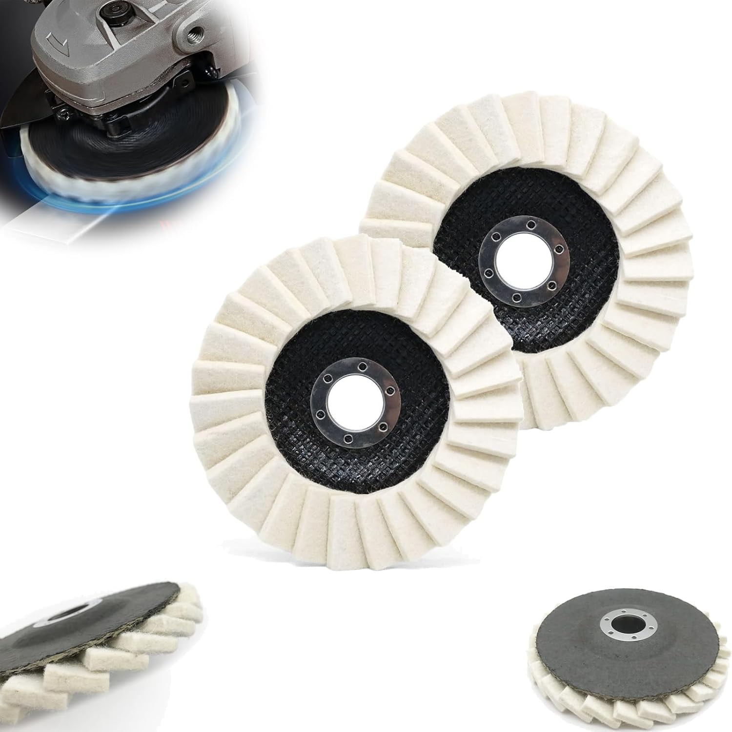 Wool Felt Flap Polishing Disc, Felt Flap Disc Abrasives, Wool Polishing ...