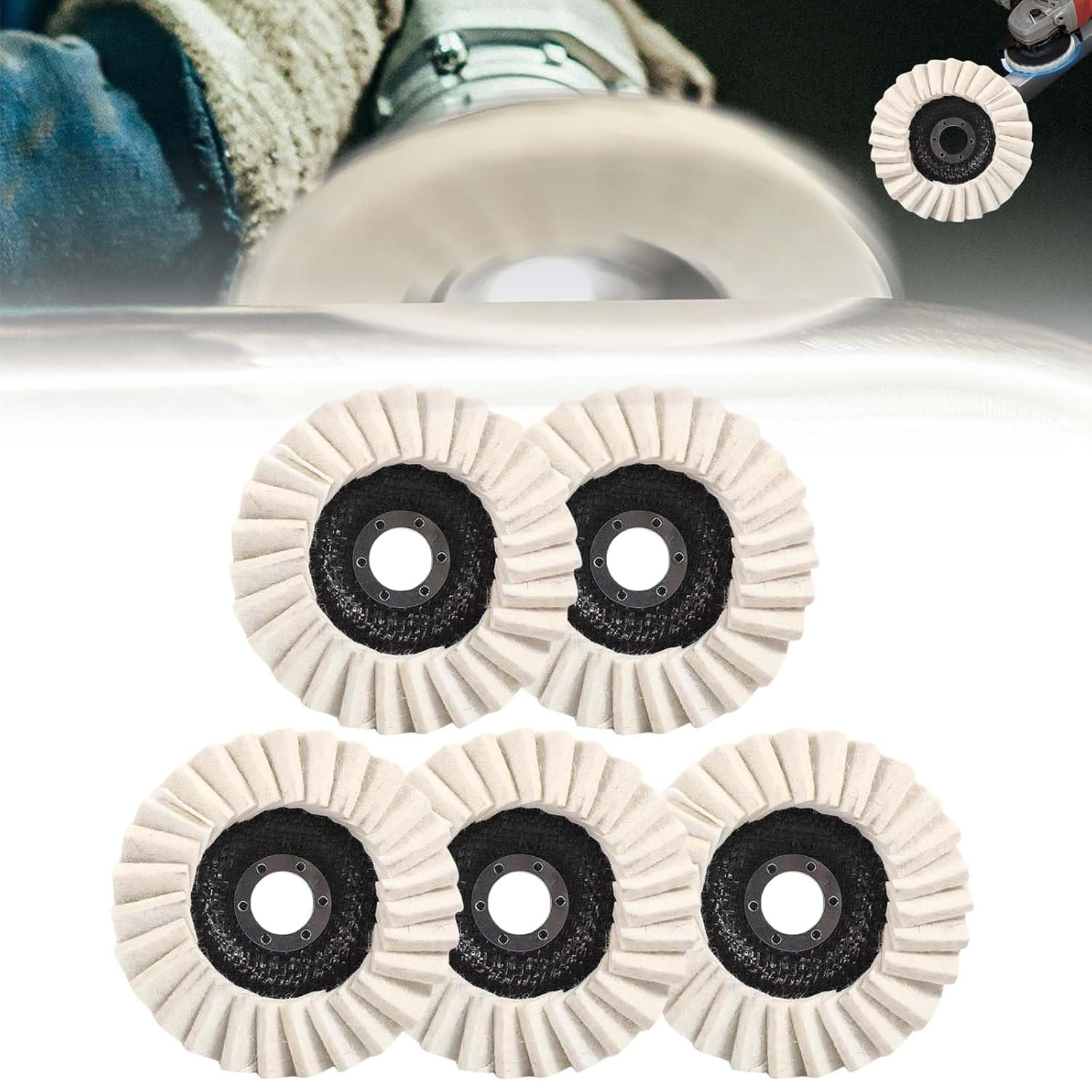 Wool Felt Flap Polishing Disc, Upgrade Wool Polishing Wheel Disc ...