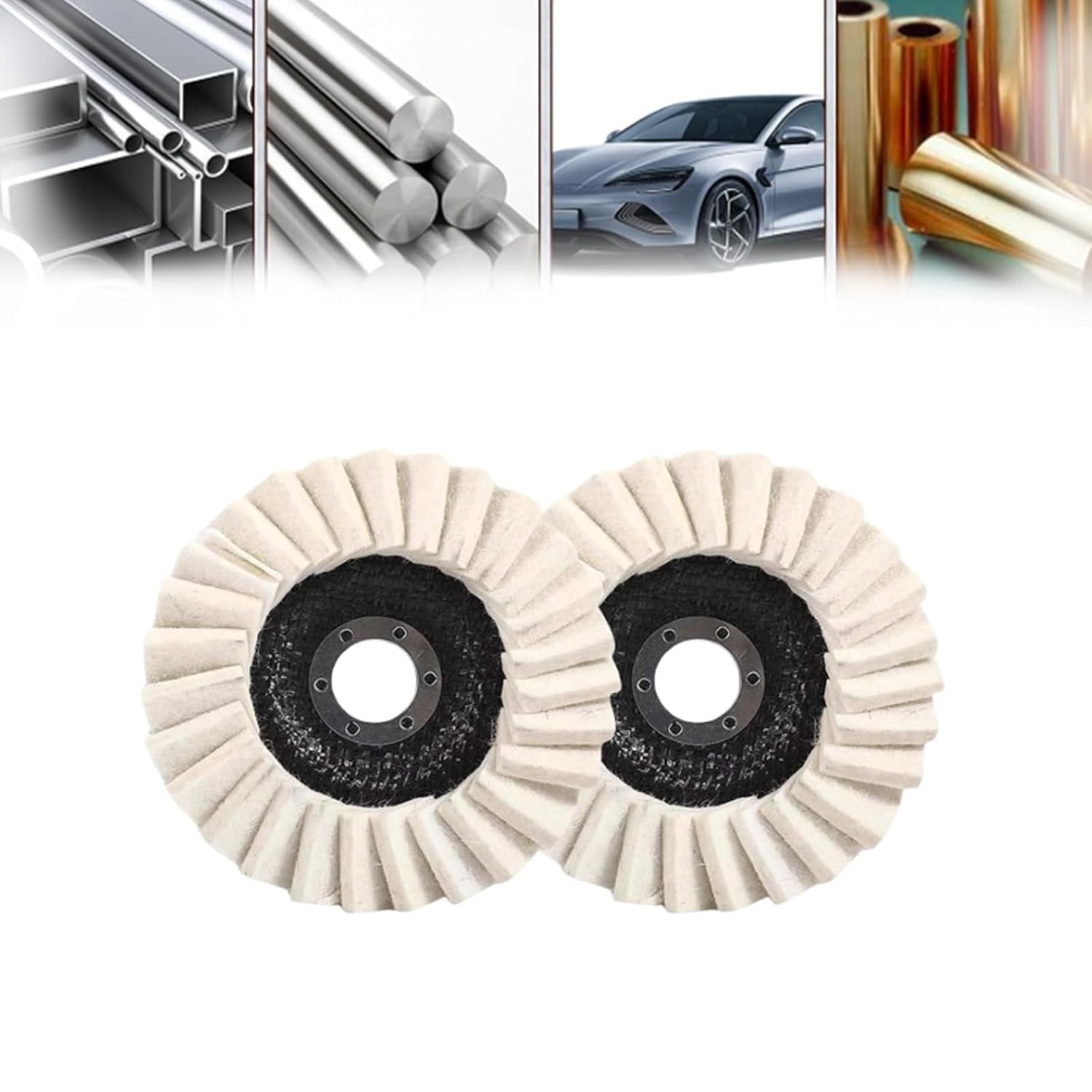 Wool Felt Flap Polishing Disc, Upgrade Wool Polishing Wheel Discs ...