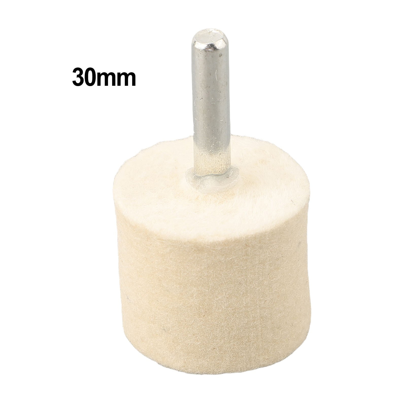 Wool Felt Mounted Polishing Buffing Wheel 6mm Shank Grinding Head ...