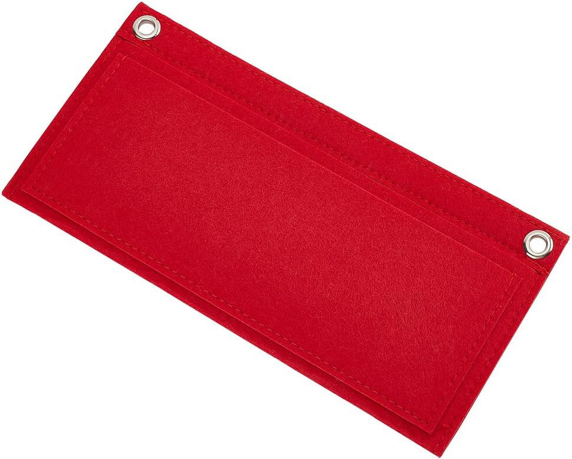 Wool Felt Organizer Insert Felt bag Organizer Crossbody bag Shaper Red ...