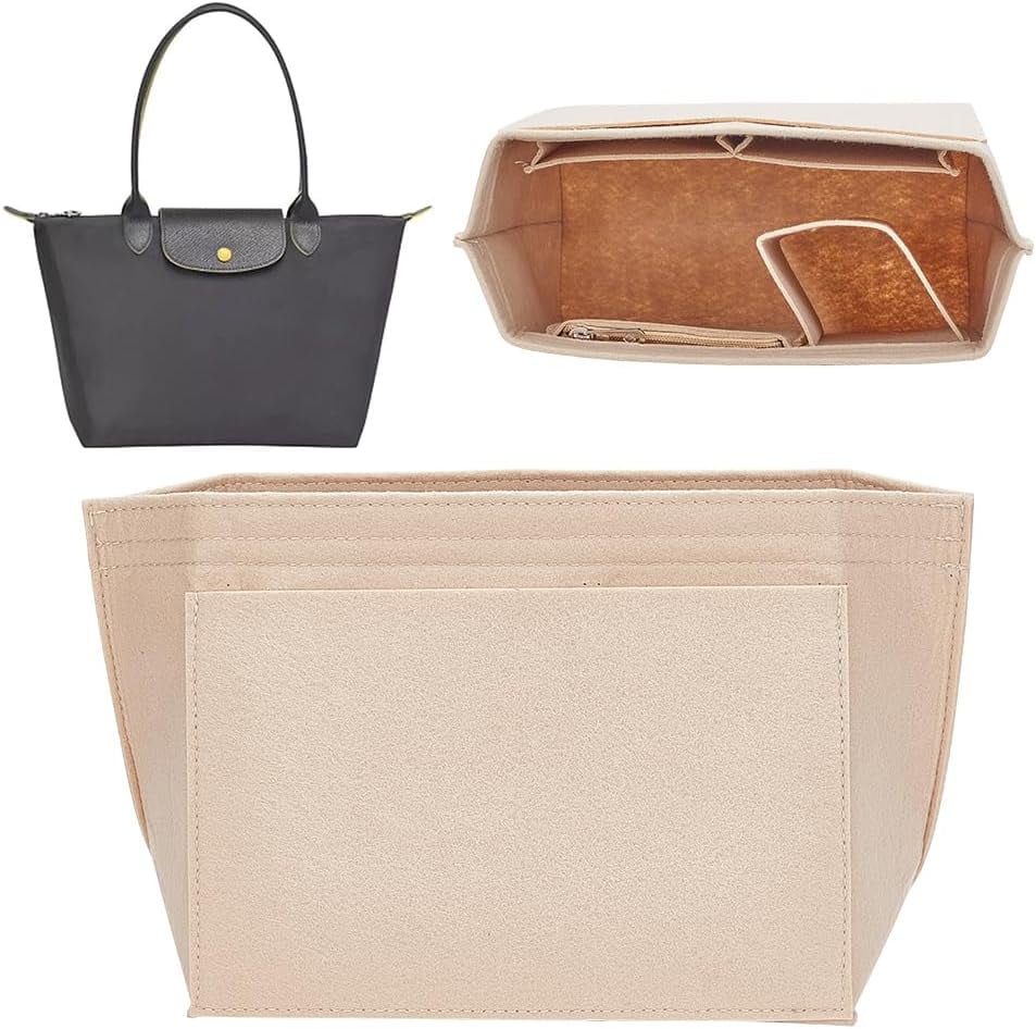 Wool Felt Purse Organizer Insert Mini Envelope Handbag Shaper Premium ...