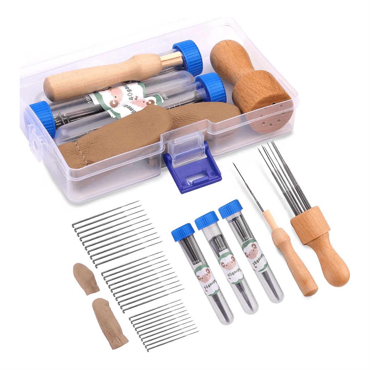 Wool Felting Needle Tools, Wool Felting Tool Kit with 3 Sizes Felting ...