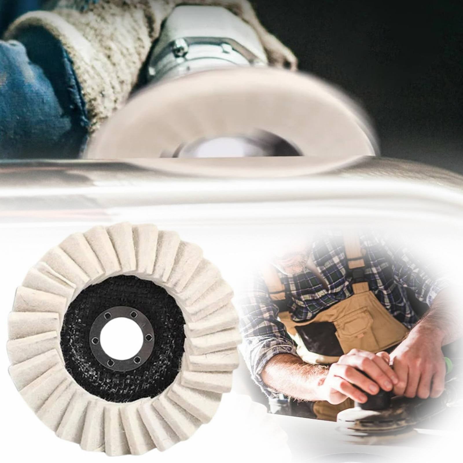 Wool Flake Polishing Disc 125Mm*22 Clearance! Wool Polishing Disc 2025 ...