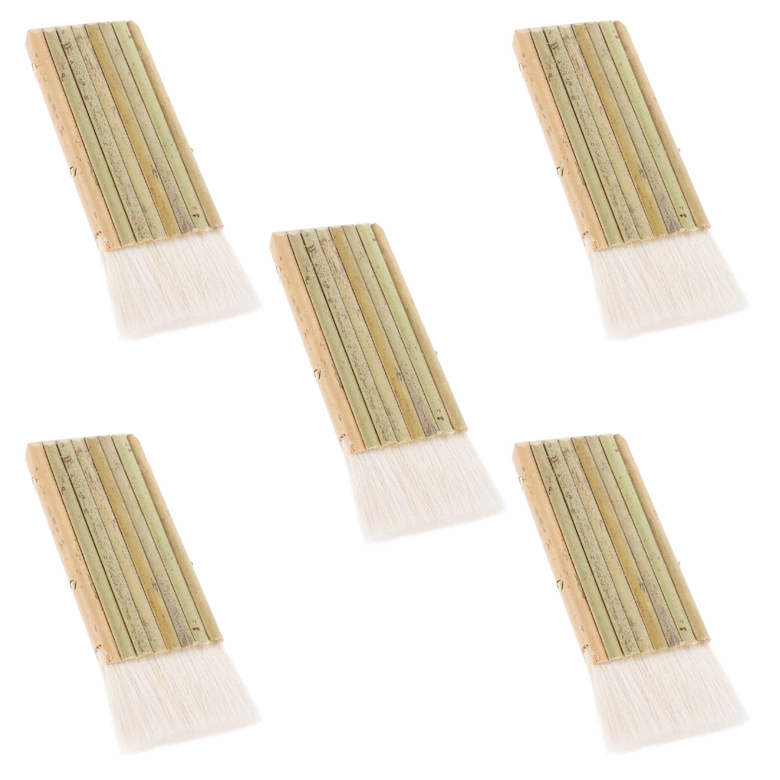 Wool Flat Brush Bamboo Paint Wood Kiln Wash Painting Dust Cleaning ...