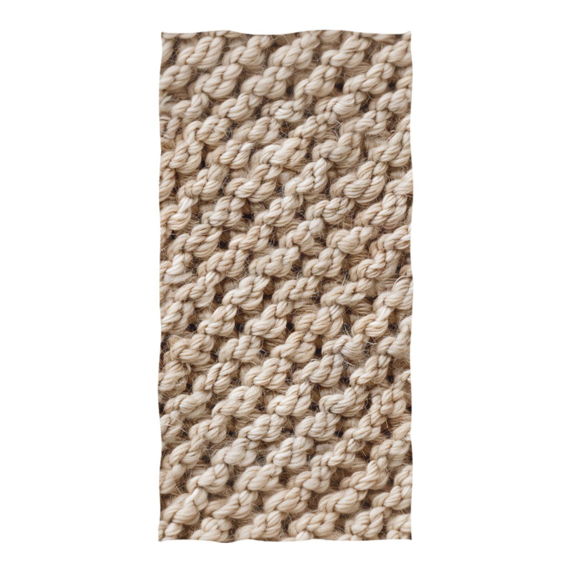 Wool Knitting Pattern Beach Towel Oversized 74"x37" Pool Towels Soft ...