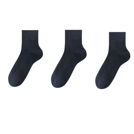 3 Packs of Wool Men's Mid-Calf Autumn and Winter Sports Sweat-Absorbent ...