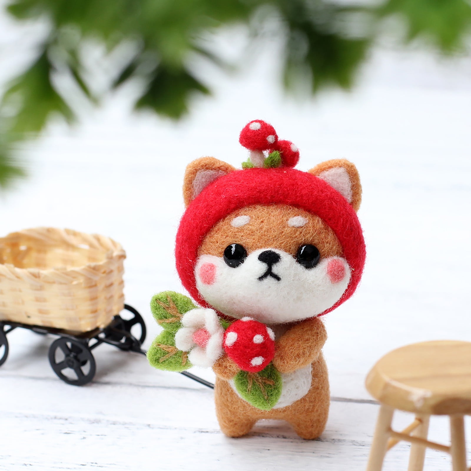 Wool Poking And Prodding Production DIY Material Kit Plush Doll ...