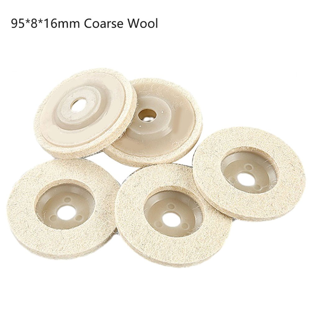 Wool Polishing Wheel Buffing Pads Angle Grinder Wheel Felt Polishing ...