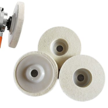 TEMO 8 pc 4 Inch (100 mm) Diamond Marble Stone Wet Polishing Pad Wheel ...