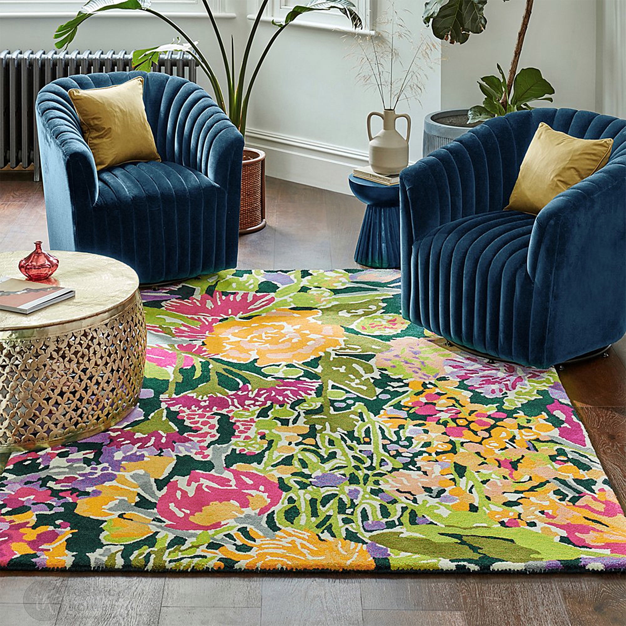 Wool Rug 12x18, Tufted Carpet, Area Rug, Living room, Bedroom, Handmade ...