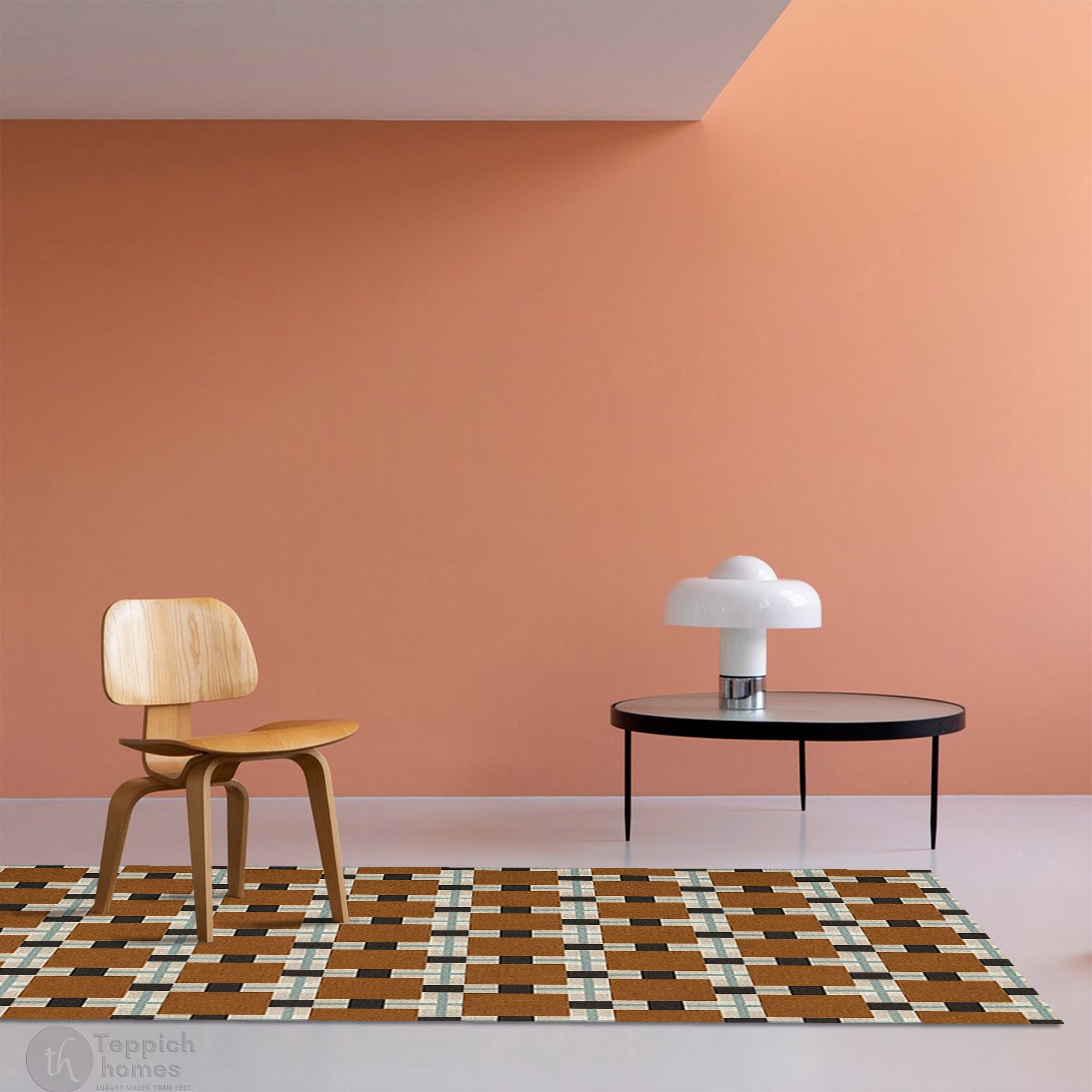 Wool Rug 12x18, Tufted Carpet, Brown Color, Area Rug, Living room ...