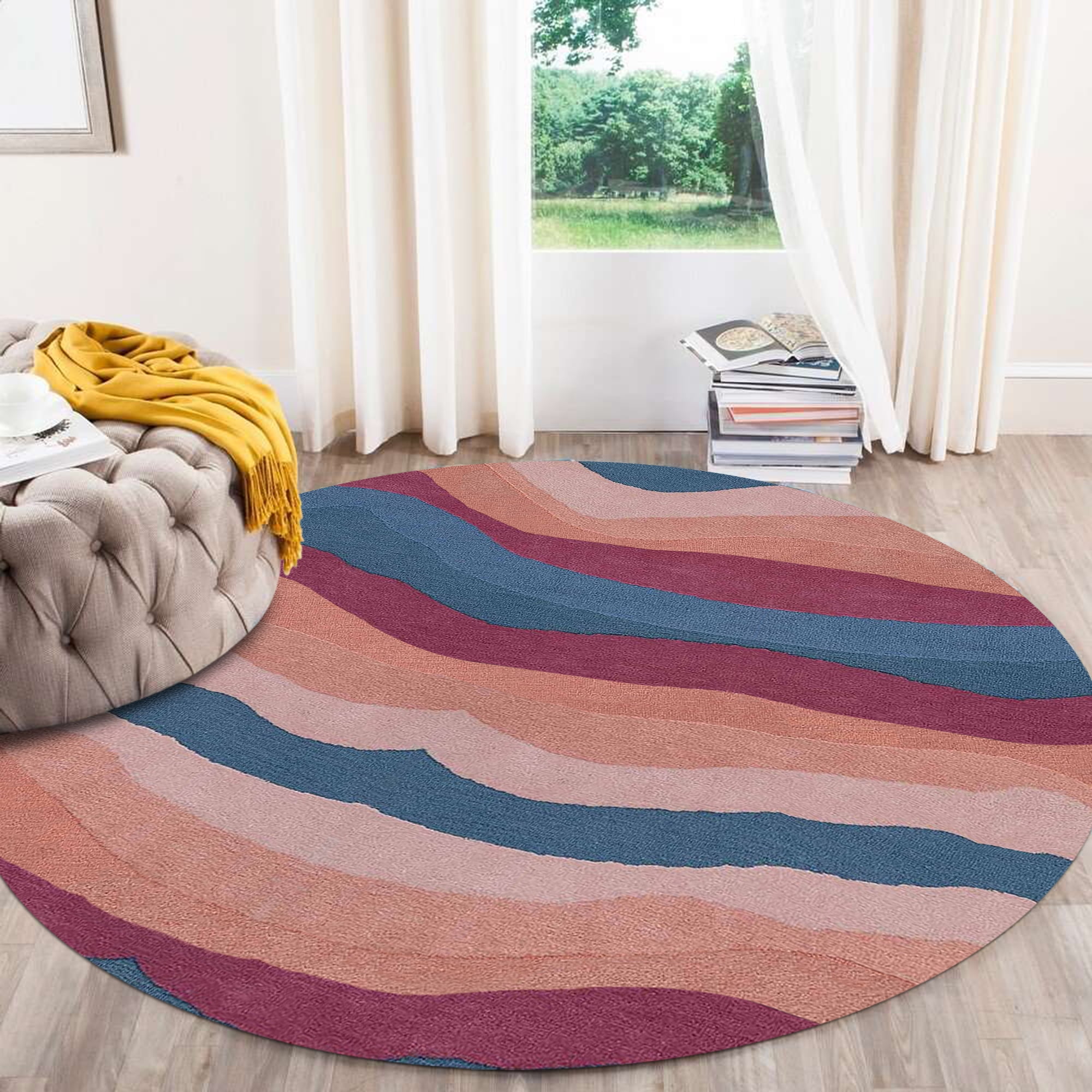Wool Rug 15X15, Handmade Carpet, Area Rug, Living room, Bedroom, Tufted ...