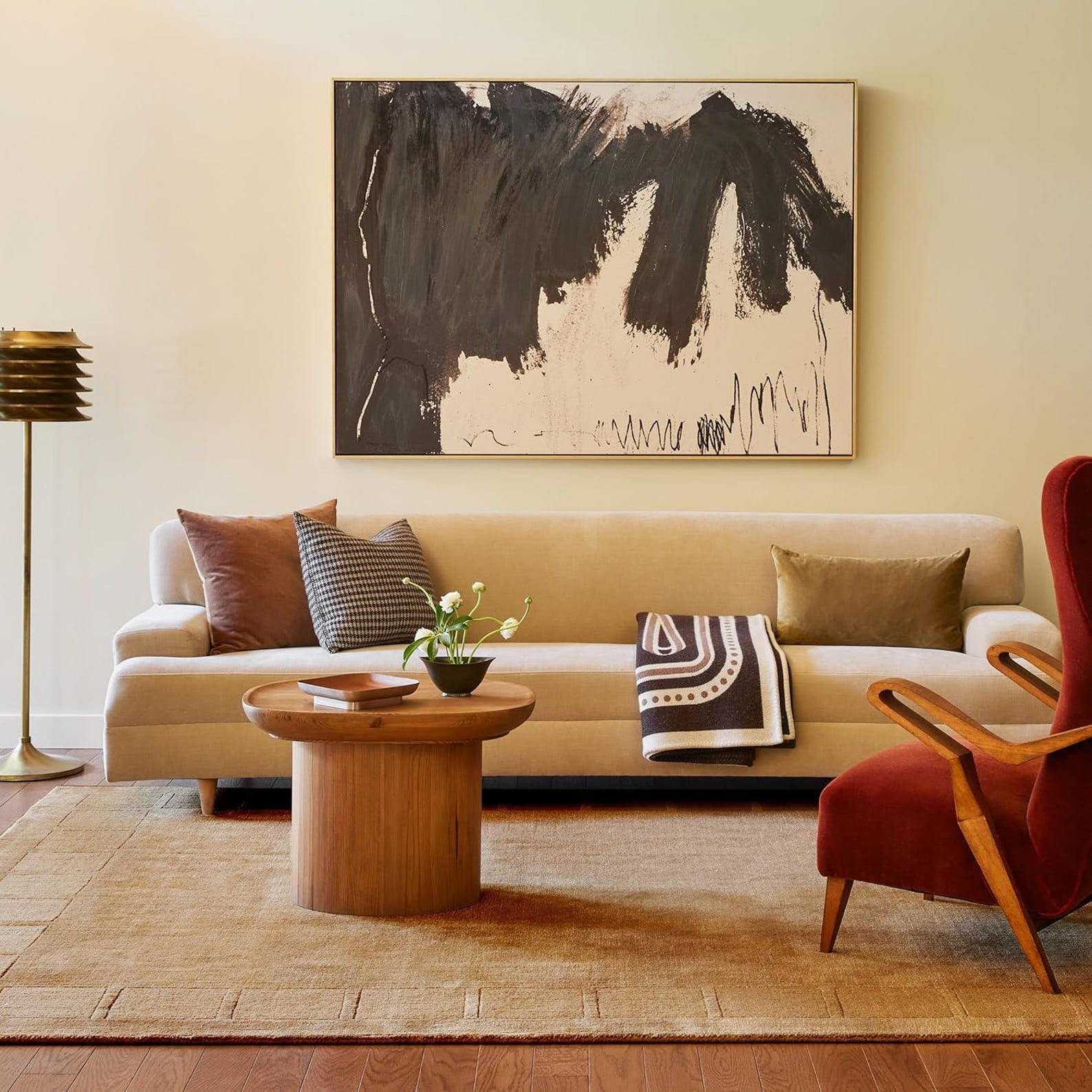 Wool Rug Tufted Hand Carpet Area Living Modern Bedroom room Room ...