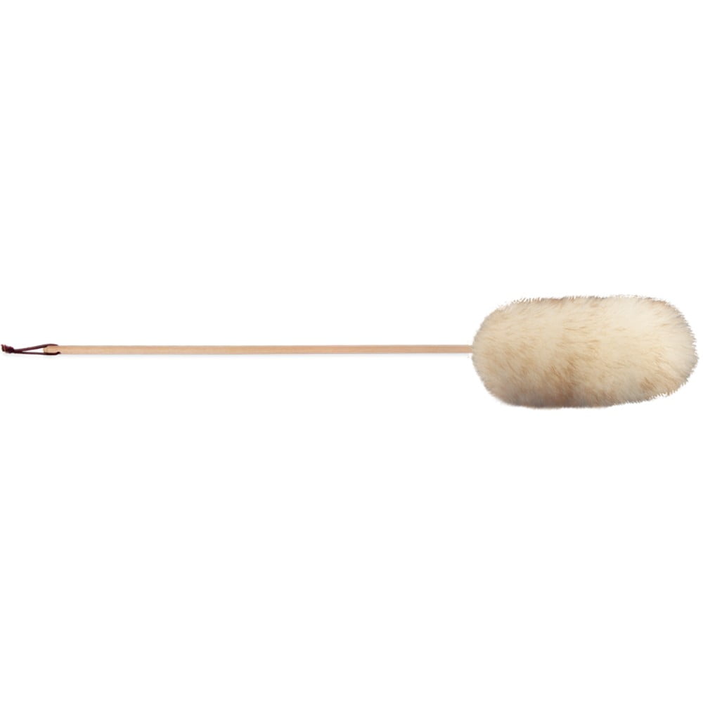 Wool Shop 36" Lamb's Wool Duster with Wooden Cleaning Wand, All-Natural ...