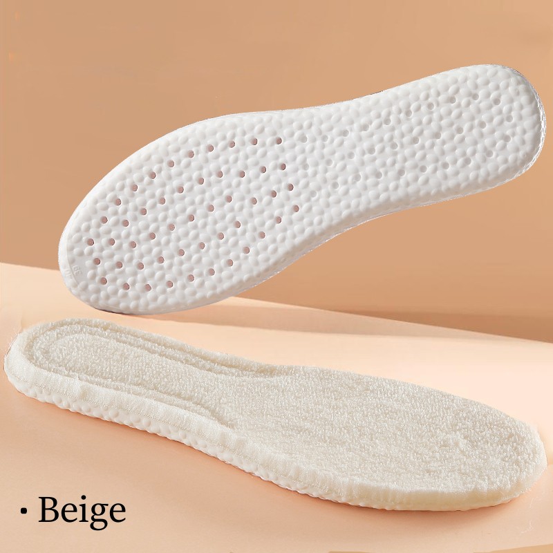 Wool Thermal Insoles for Shoes Sport Deodorization Shock Absorption ...