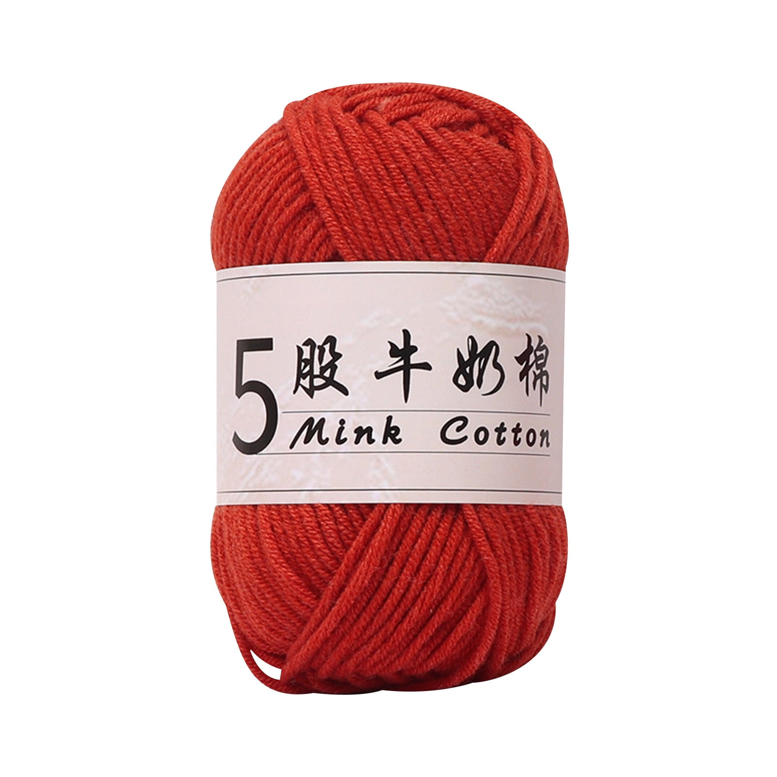 Wool Yarn for Knitting 5 Strands Milk Cotton Doll Crochet Diy Knitting ...