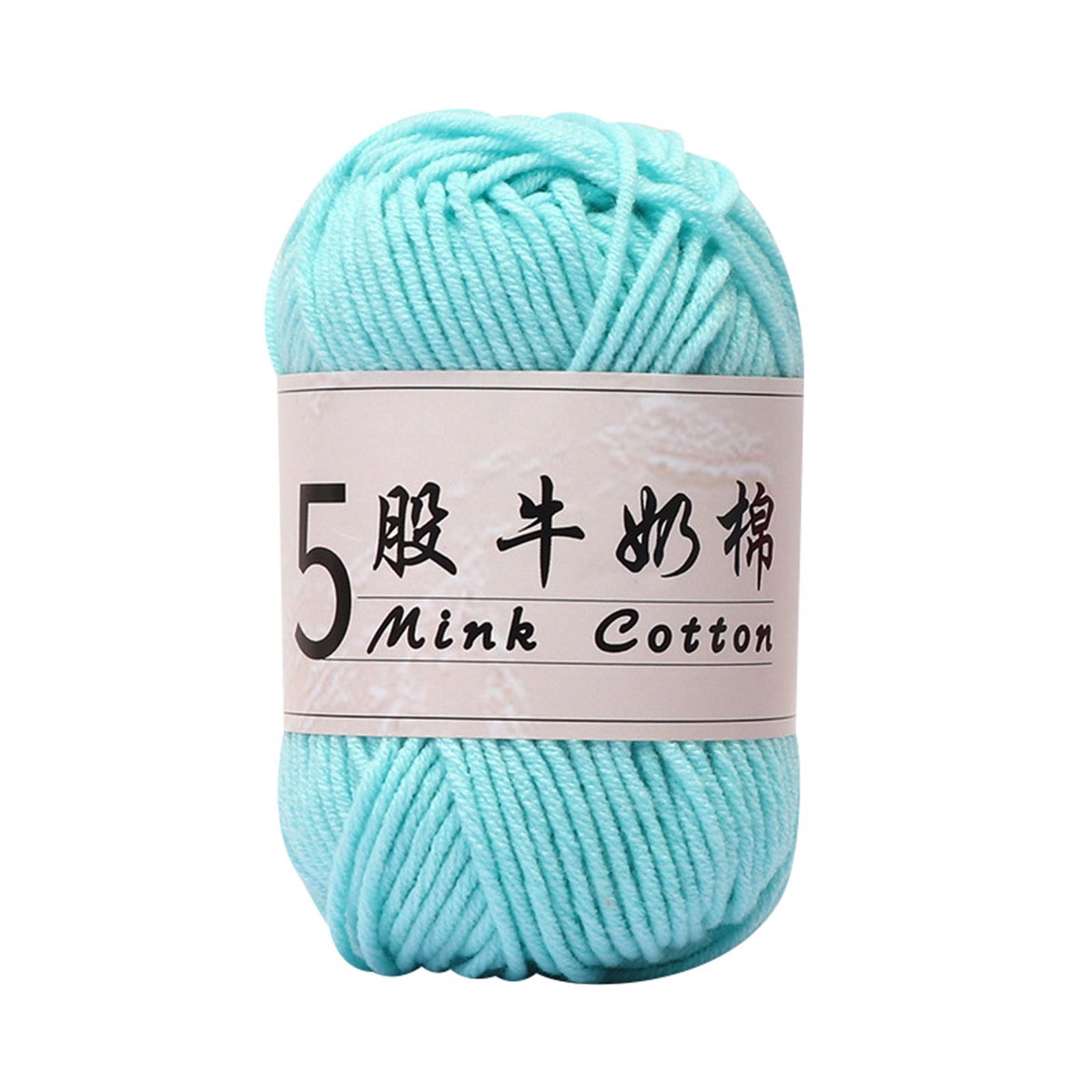 Wool Yarn for Knitting 5 Strands Milk Cotton Doll Crochet Diy Knitting ...