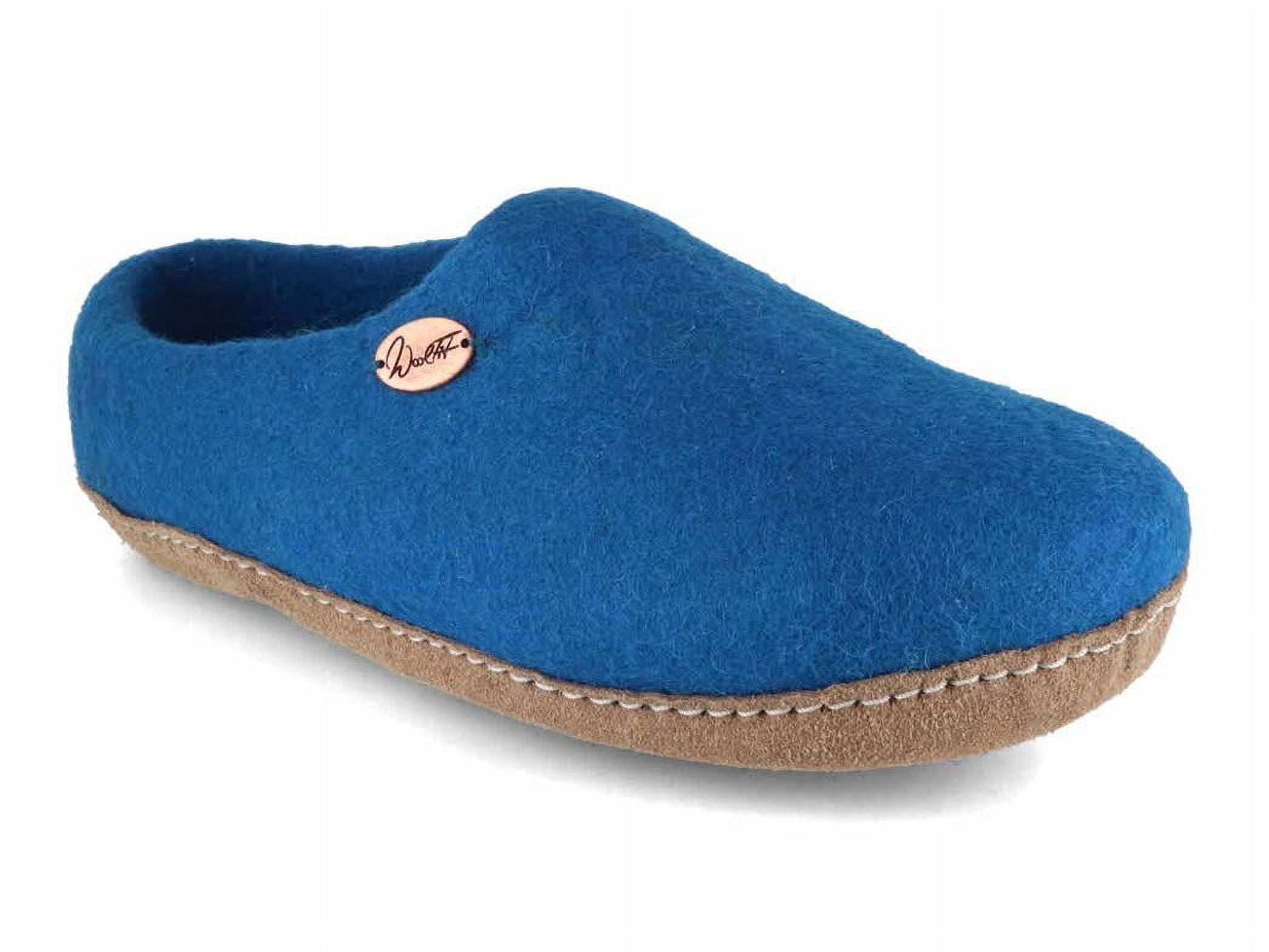 WoolFit® Felt Slippers Footprint, royal blue - Walmart.com