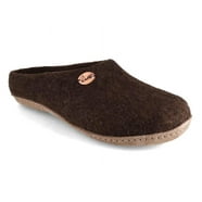 HAFLINGER Unisex Iceland Clog Slippers Chestnut - 714008-1582 - Walmart.com