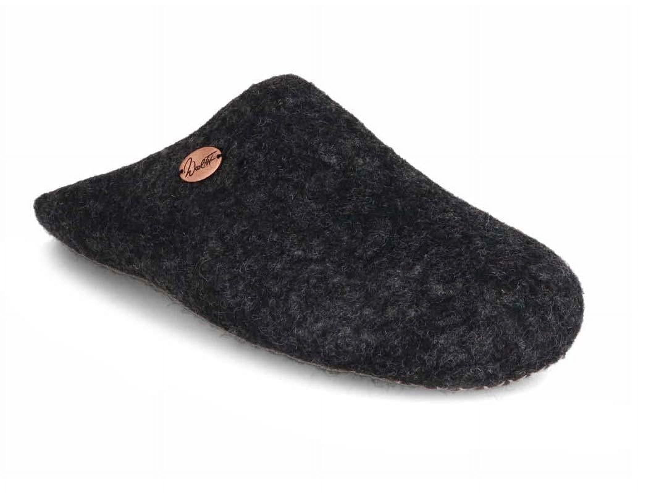 WoolFit® Eco-Friendly Guest Slippers 'Tibet', gray - Walmart.com