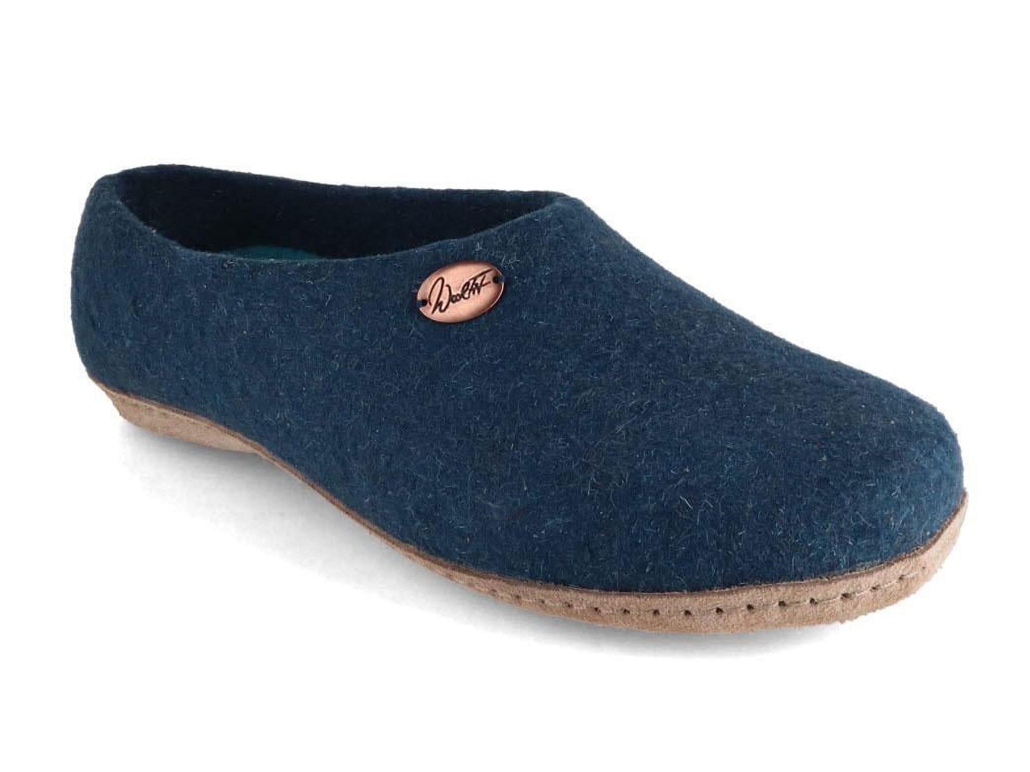 WoolFit® closed heel Felt Clogs | Classic, blue - Walmart.com