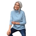 WoolOvers Womens Lambswool Polo Neck Sweater - Walmart.com