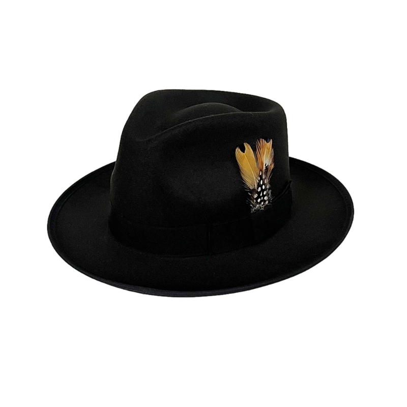 Woolen Felt Panama Cap Flat Top Hat OktoberfestRound Cap MagicShow ...