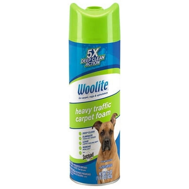 Woolite 22 OZ Heavy Traffic Carpet Cleaner Aerosol Deep Cleaning, Each ...