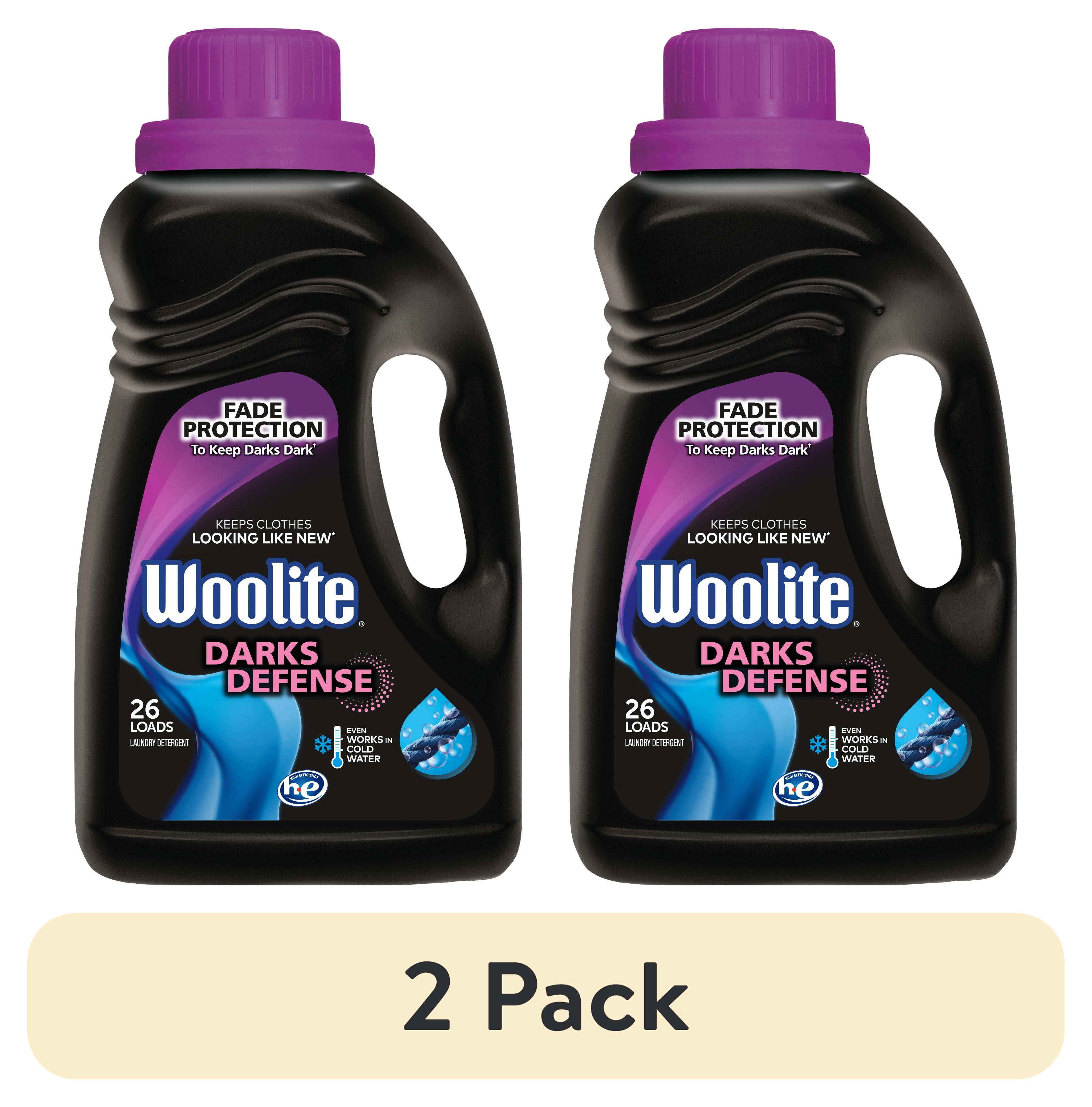 (2 pack) Woolite Darks Defense Liquid Laundry Detergent, 40 fl oz, 26 Loads - Walmart.com