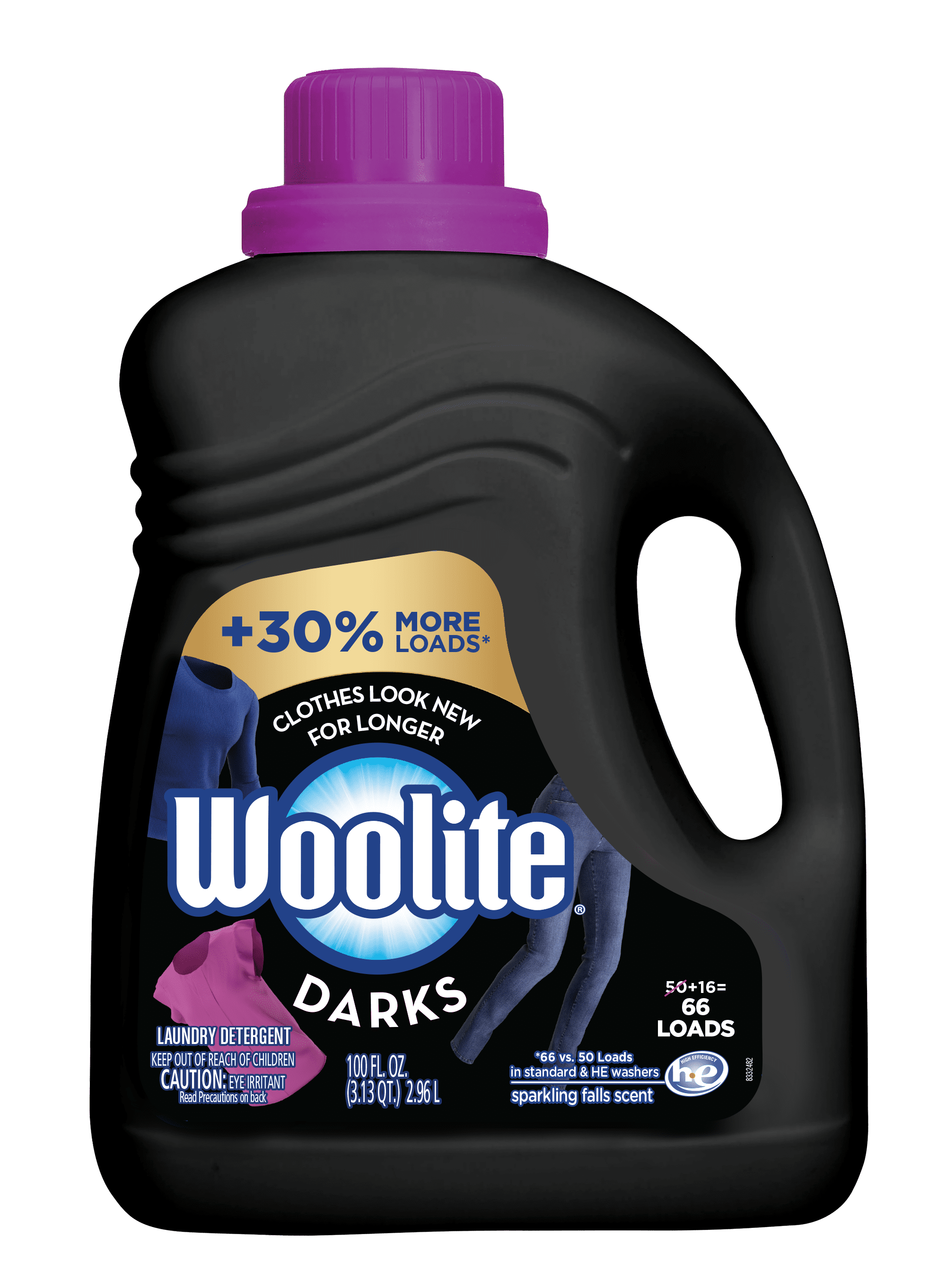 Woolite Darks Liquid Laundry Detergent, HE Compatible with Colour Renew ...