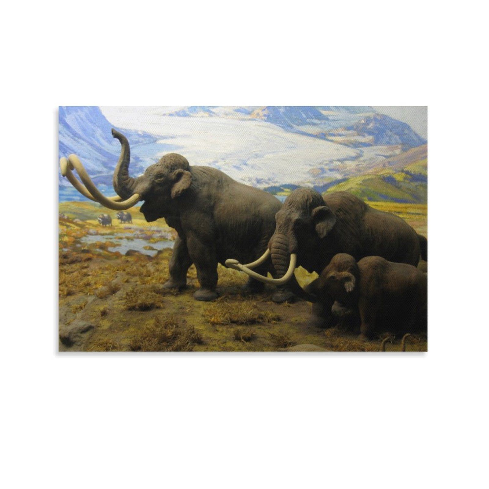 Woolly Mammoth Canvas Art Poster And Wall Art Picture Print Modern ...