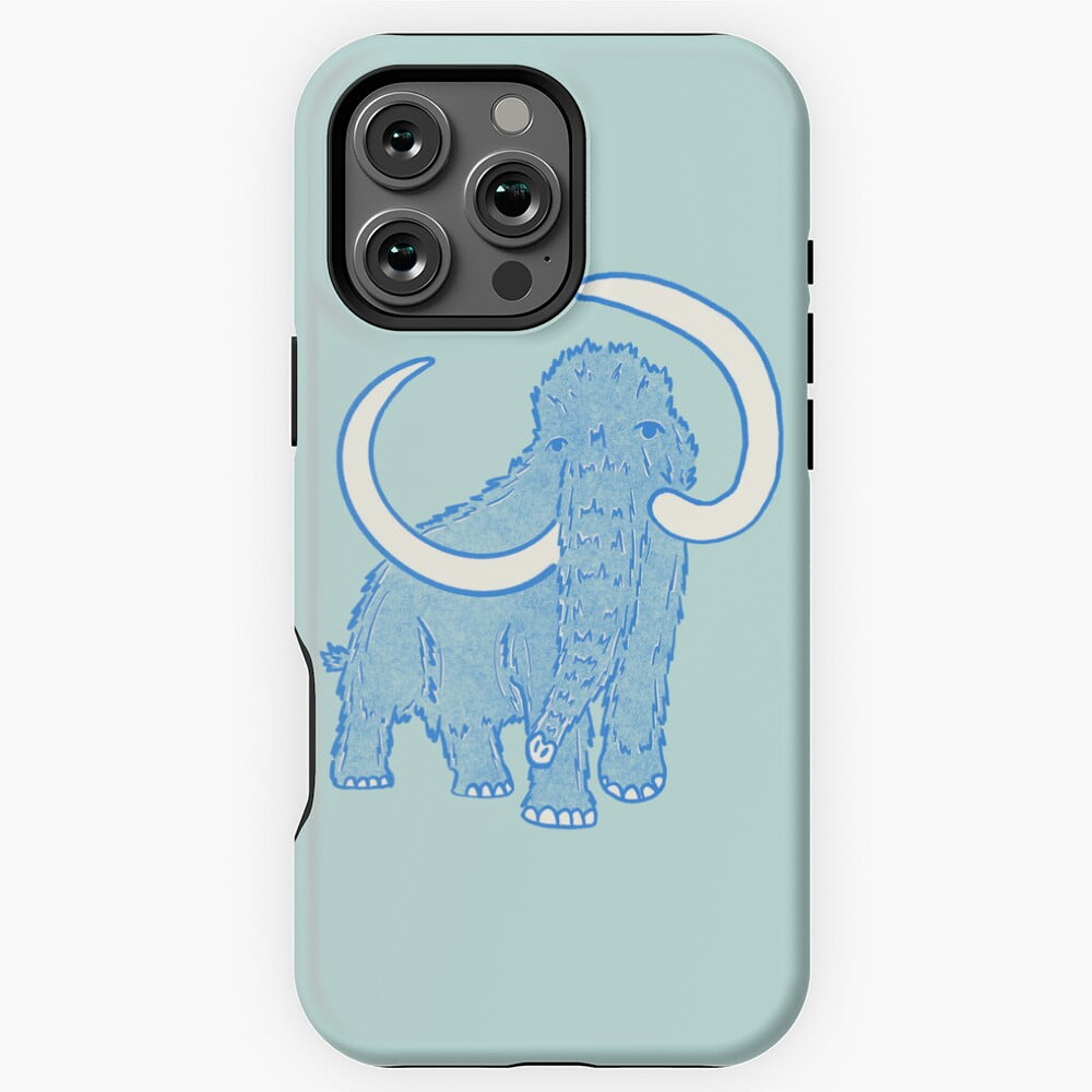 Woolly Mammoth Prehistoric Ice Age Art Phone Case Compatible iPhone 17 ...