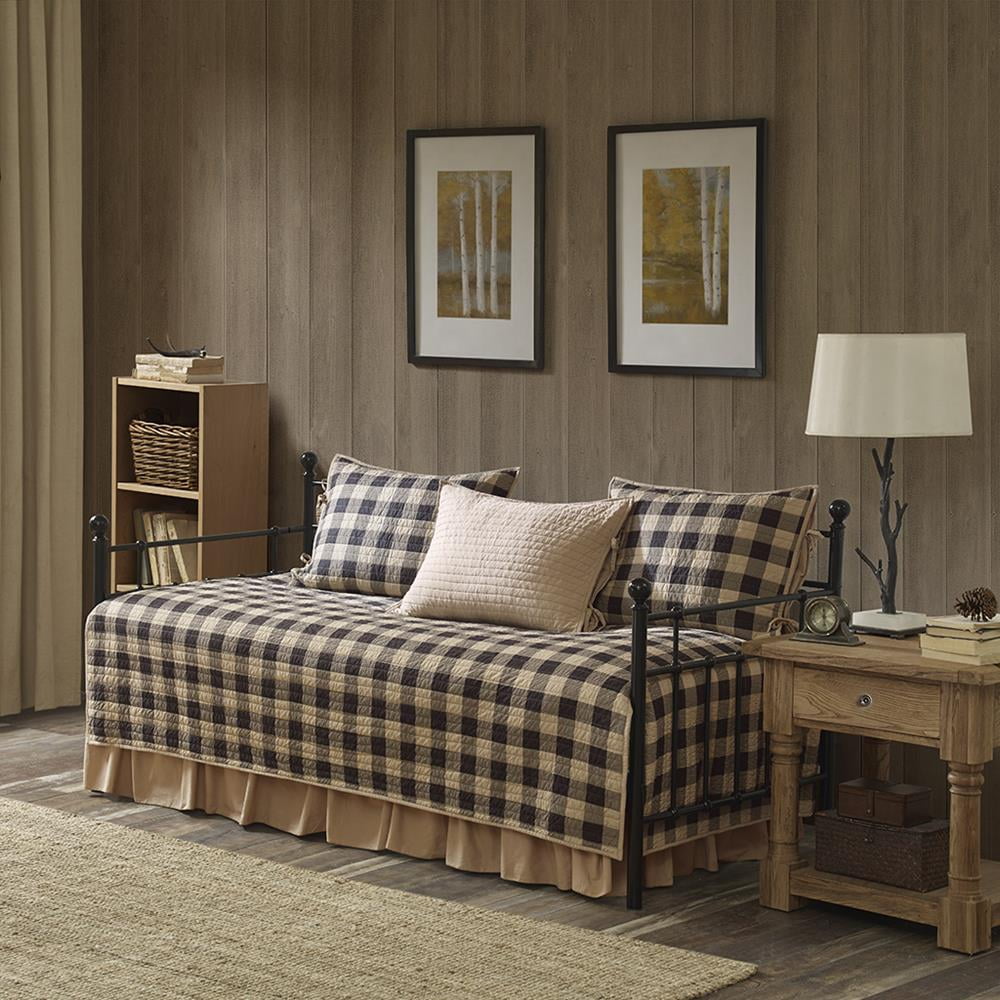 Woolrich Buffalo Check 5 Piece Day Bed Cover Set Daybed - Walmart.com