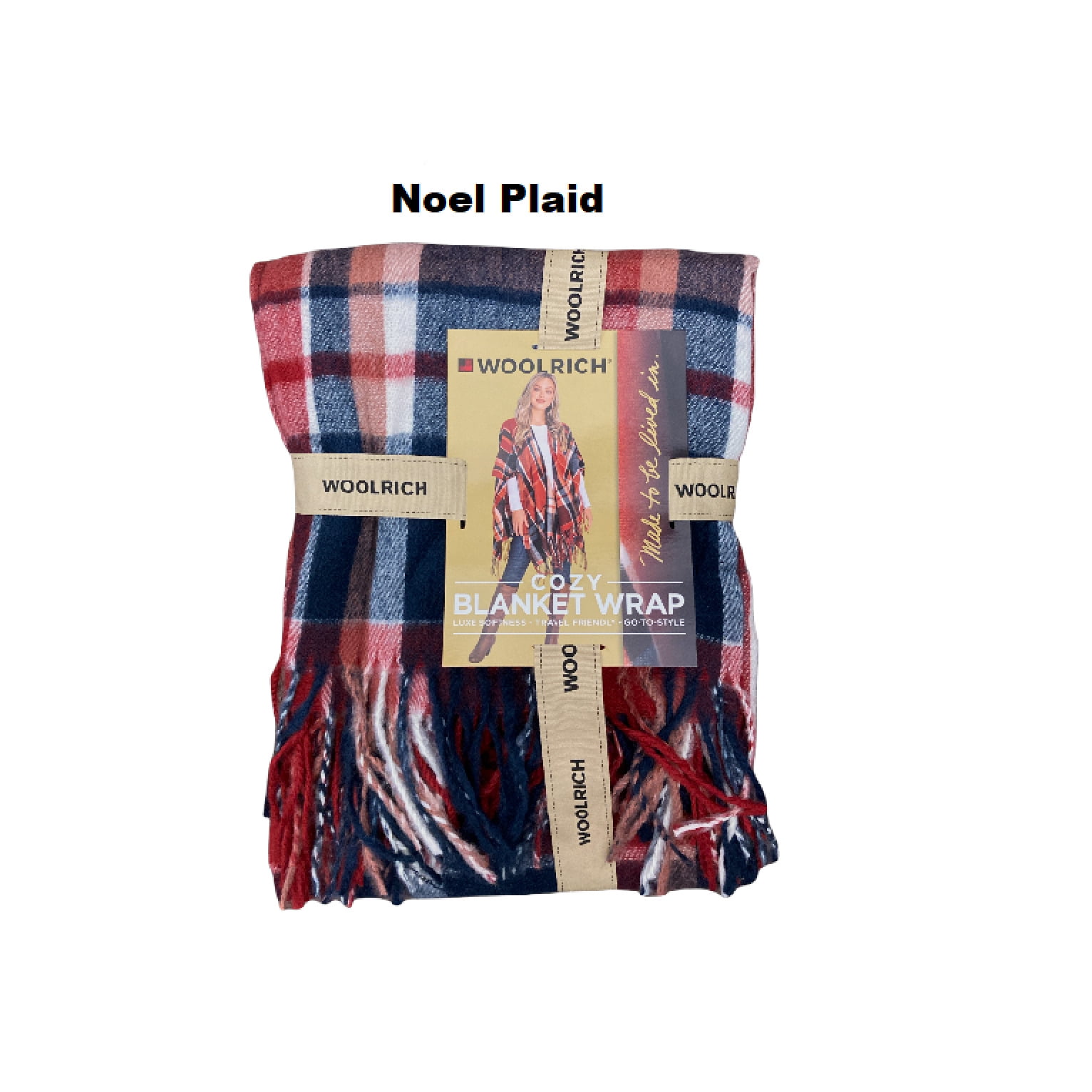 Woolrich Women's Textured Luxe Soft Warm Cozy Blanket Shawl Wrap Cape ...