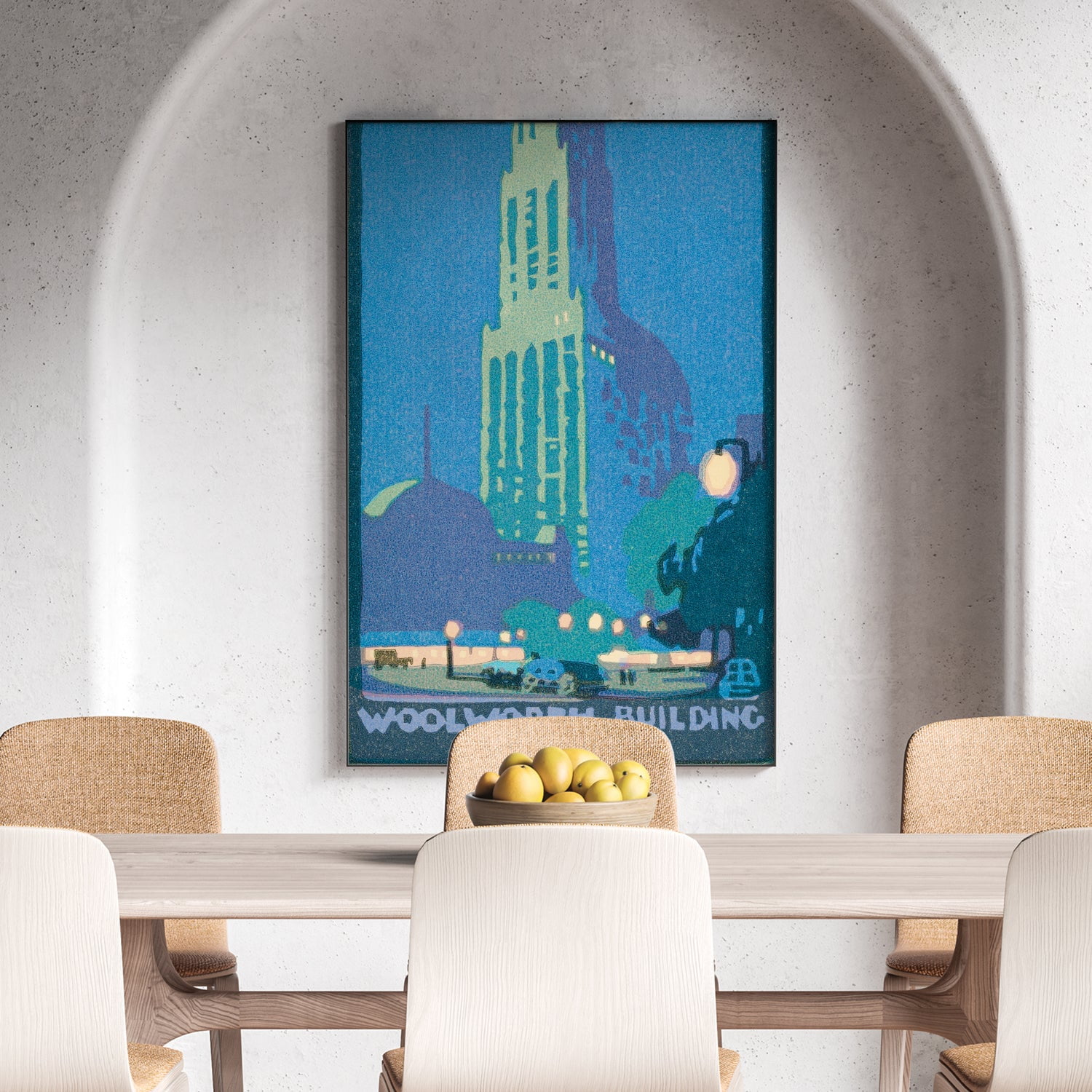 Woolworth Building June Night - 1916 | Rachael Robinson Elmer | Premium ...