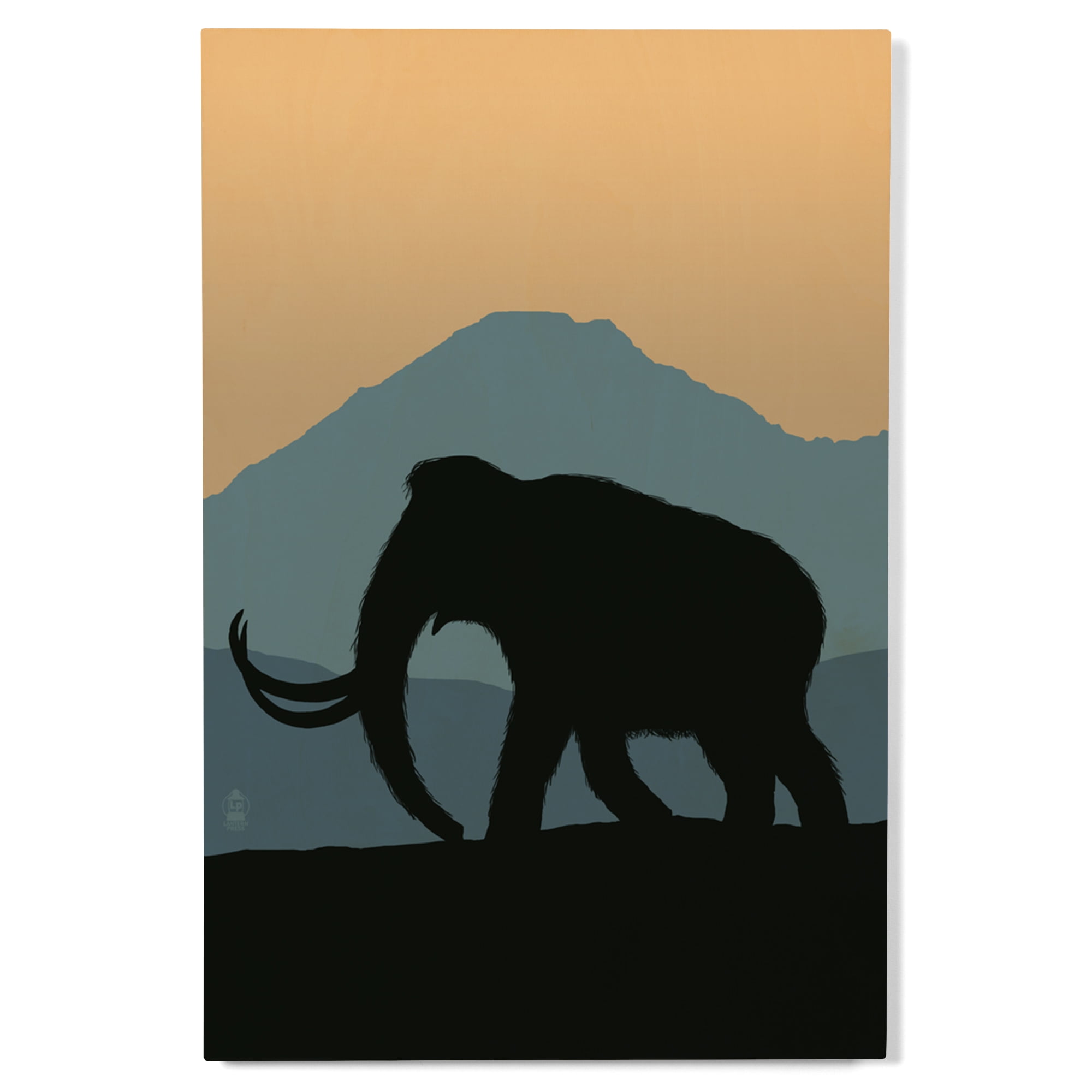 Wooly Mammoth Birch Wood Wall Sign (12x18 Rustic Home Decor, Ready to ...