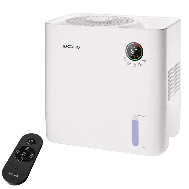 Wooohoo Humidifiers for Bedroom, 5L Quiet Mist-Free Humidifier With ...