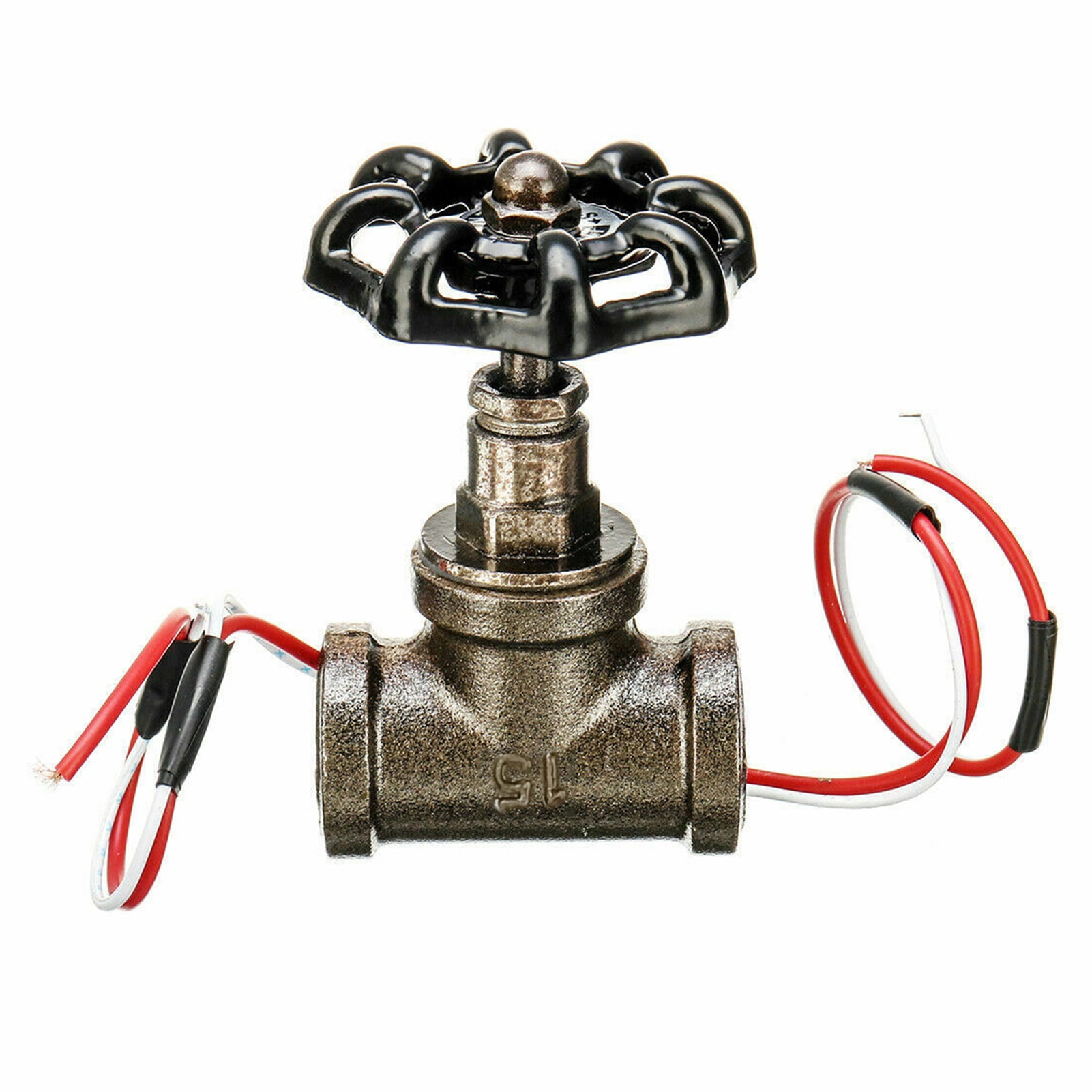 Woooli 1/2 Inch Stop Valve Light Switch with Wire for Vintage Steampunk ...