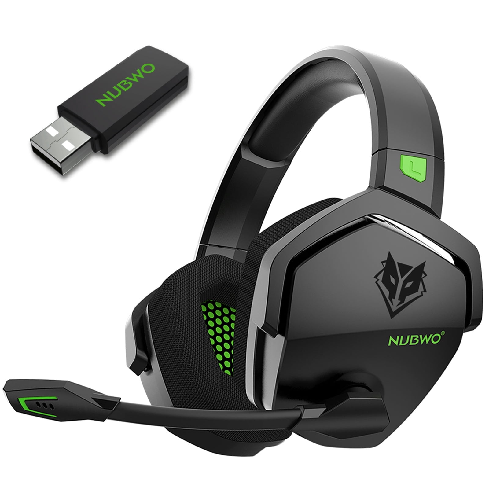 Sueriy G06 Wireless Gaming Headset, Noise Cancelling Over Ear ...