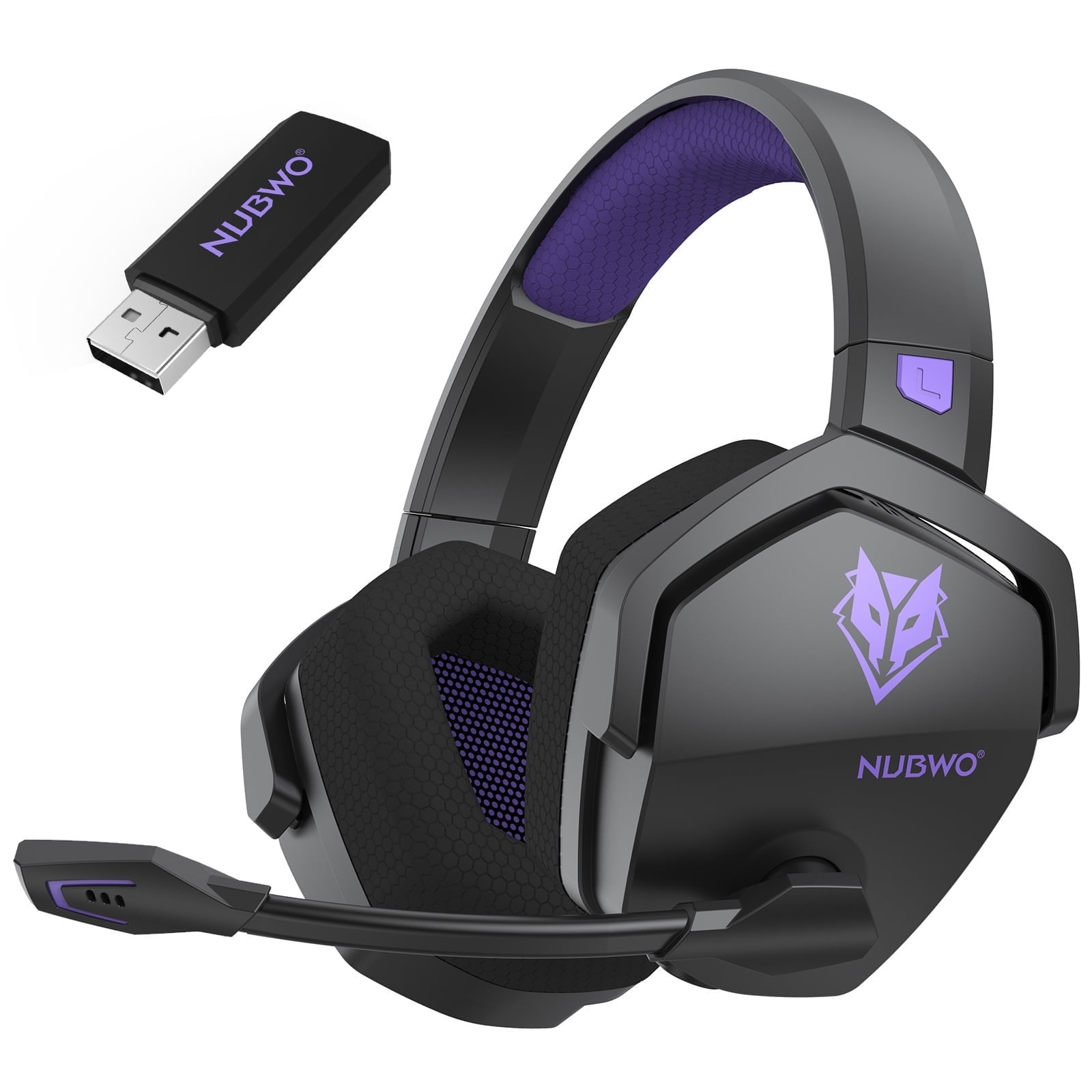 Sueriy G06 Wireless Gaming Headset, Noise Cancelling Over Ear ...