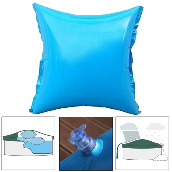 Wooowa Winter Pool Air Pillow, 47.2 x 47.2 Inch, Includes Two 9.8 Foot ...