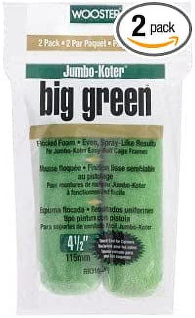 Wooster 4.5" Jumbo-Koter Big Green Closed-End 2 Sets Of 2-Pack Roller ...