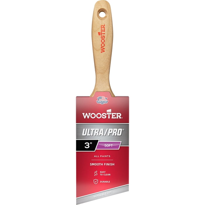 Wooster 4170 3" Ultra/Pro Lindbeck Soft Angle Sash Brush - Walmart.com