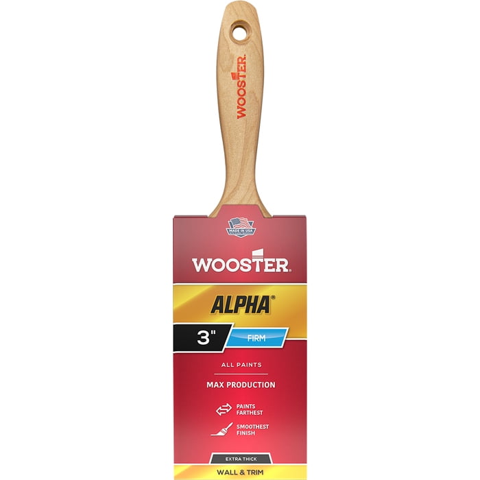 Wooster 4234 3" Alpha Wall Brush - Walmart Business Supplies