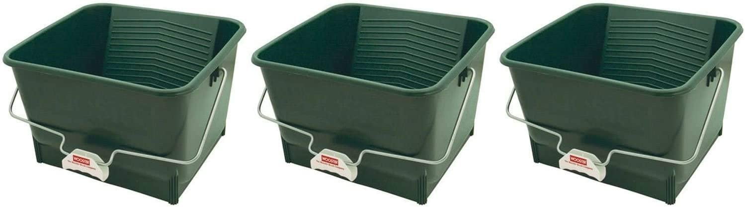 Wooster Brush 8616 4-Gallon Bucket, Pack of 1, Green-3 Pack - Walmart.com