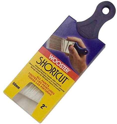Wooster Brush Q3211-2 Shortcut Angle Sash Paintbrush, 2-Inch, White (.1 ...