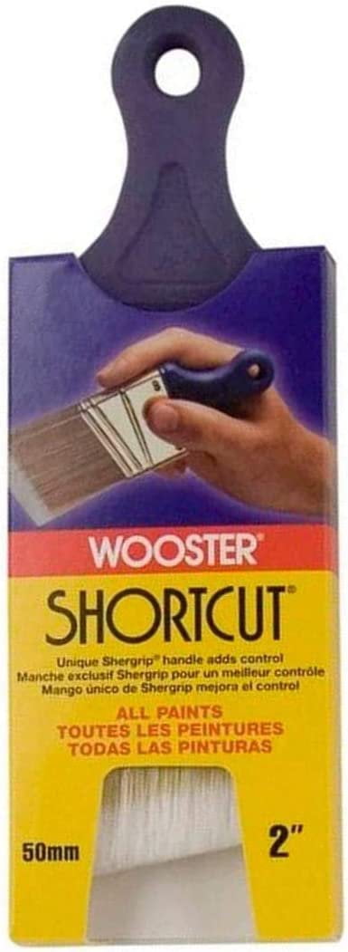 Wooster Shortcut Angled Sash Paintbrush - Nylon Bristles - 1 Count, 2 ...