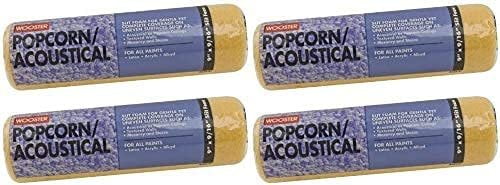 Wooster Brush R234-9 Popcorn Acoustical Roller Cover, 9/16-Inch Nap, 9 ...